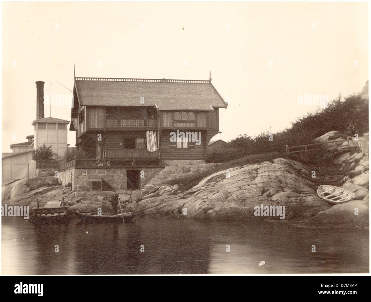 The Curman villa in Lysekil, Sweden, was designed by architect Carl ...