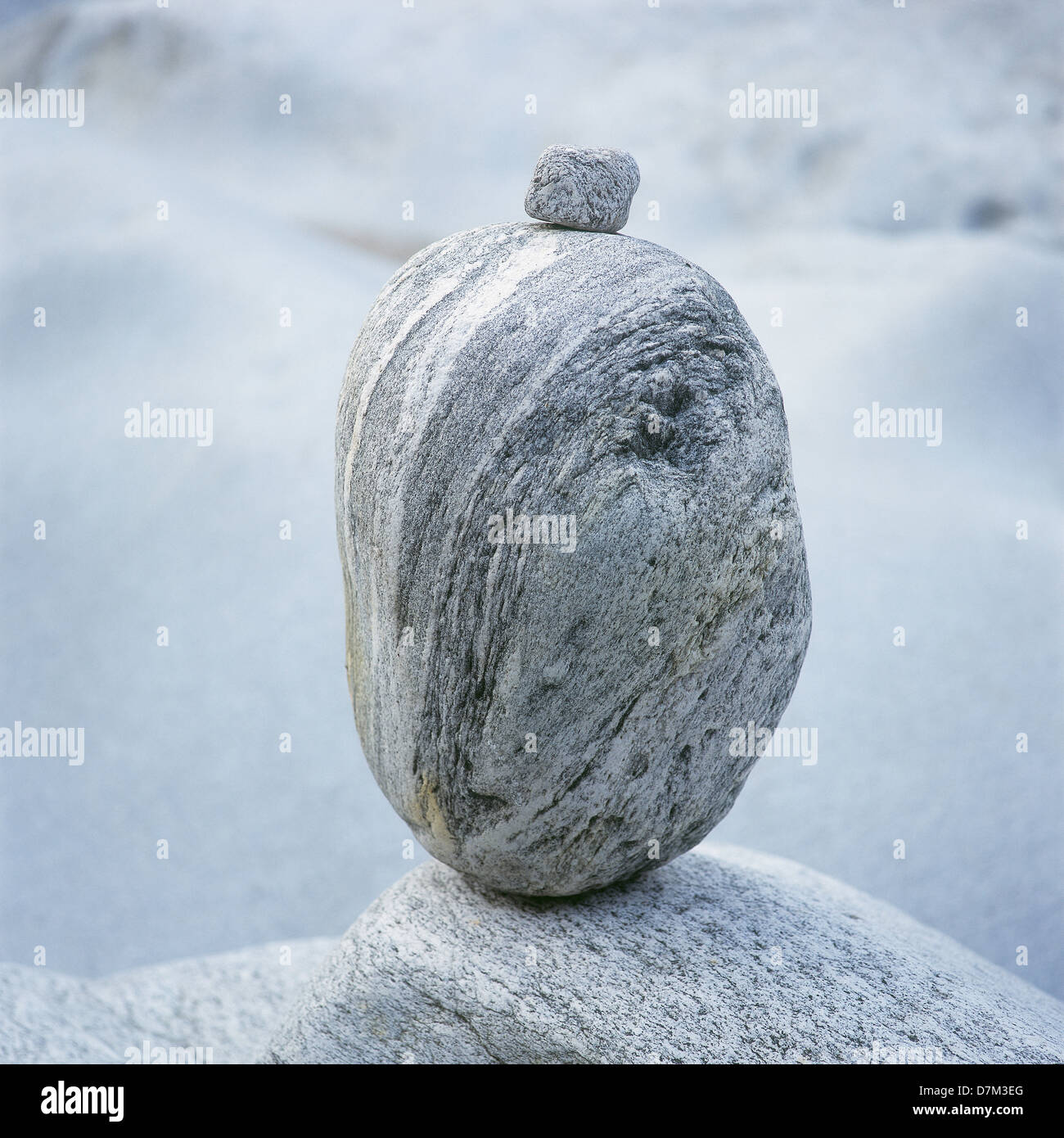 Germany, Stacked stones Stock Photo - Alamy