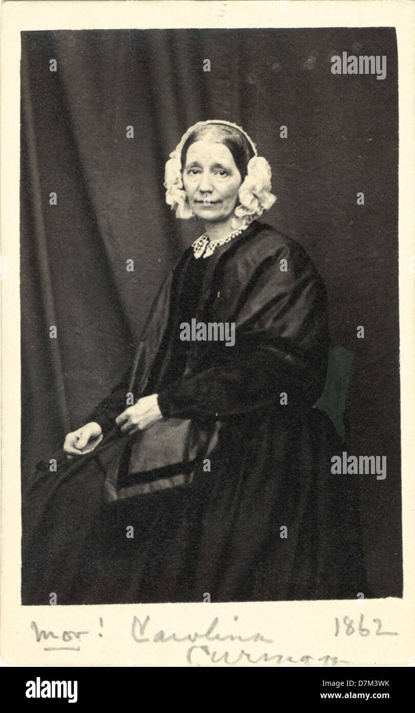 This portrait of Carolina Curman, the mother of Carl Curman, is part of ...