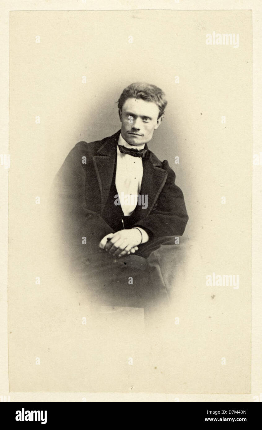 This portrait features an unknown friend or relative of Carl Curman ...