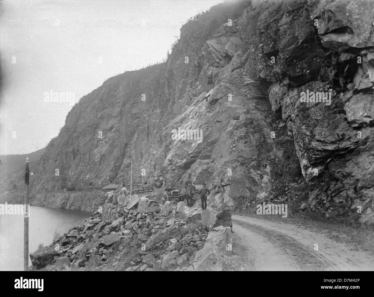 Cliffs rural landscape in Black and White Stock Photos & Images - Alamy
