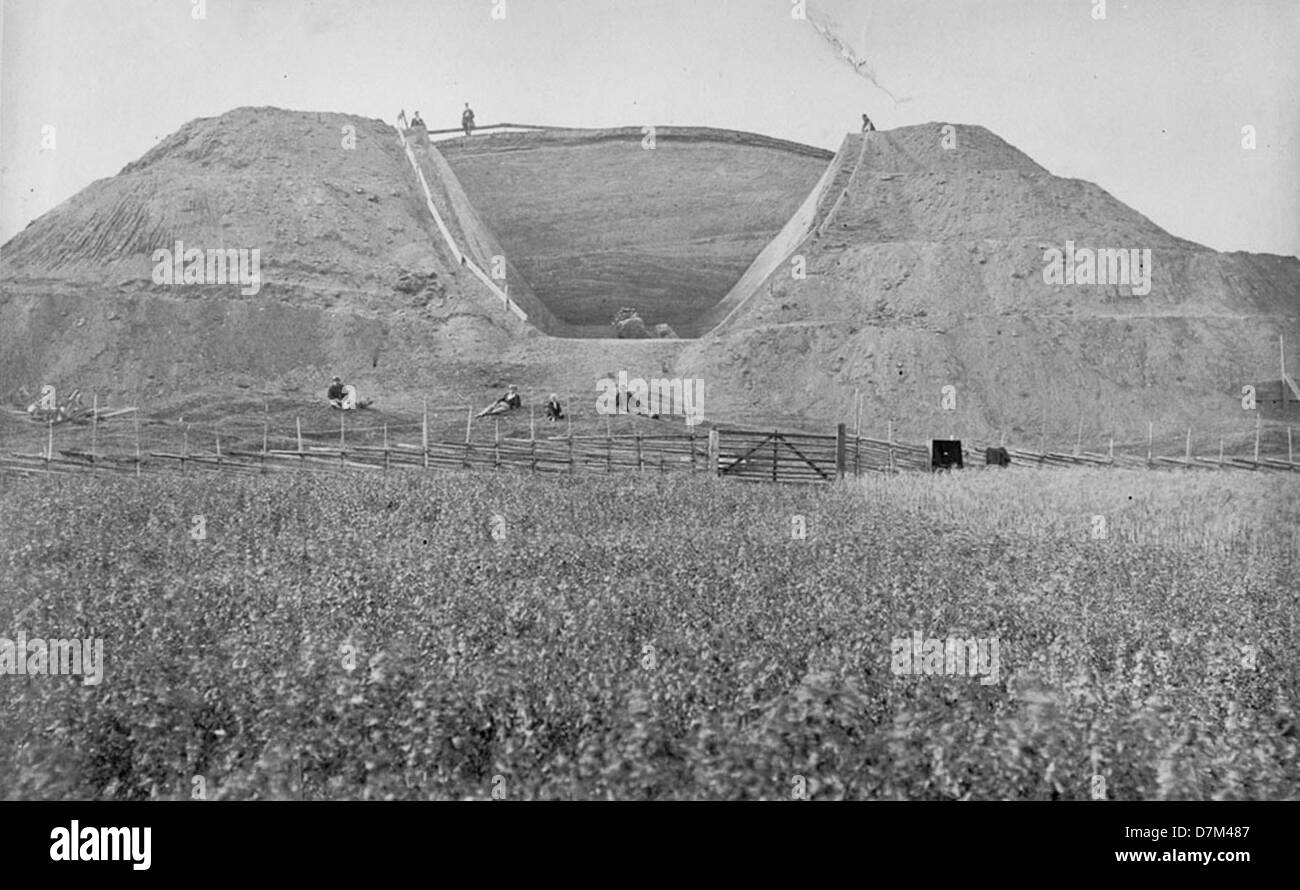 This photo shows the ancient Uppsala Mounds at Gamla Uppsala in Uppland ...