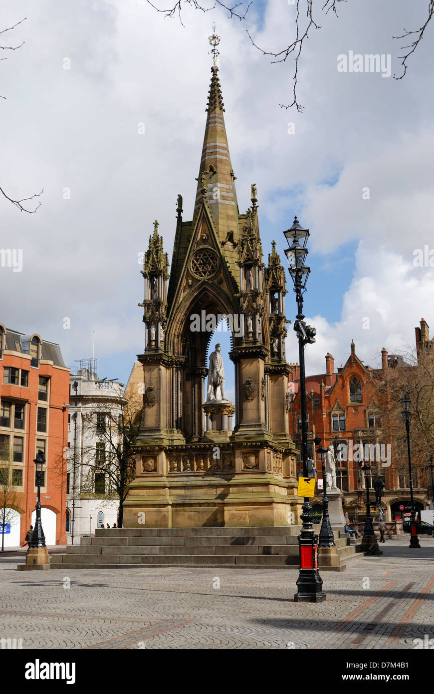 Albert memorial in front manchester hi-res stock photography and images ...