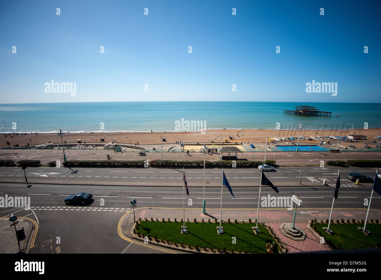 Picture by Darren Cool View of Brighton seafront from high up in the ...