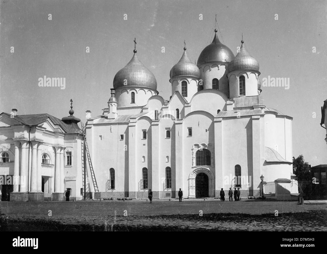 The Cathedral of St. Sophia in Veliky Novgorod, Russia, is an important ...