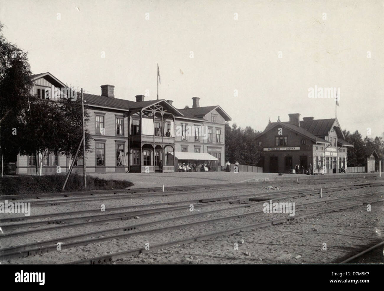 Ludvika, a town in the Dalarna region of Sweden, is shown in this ...