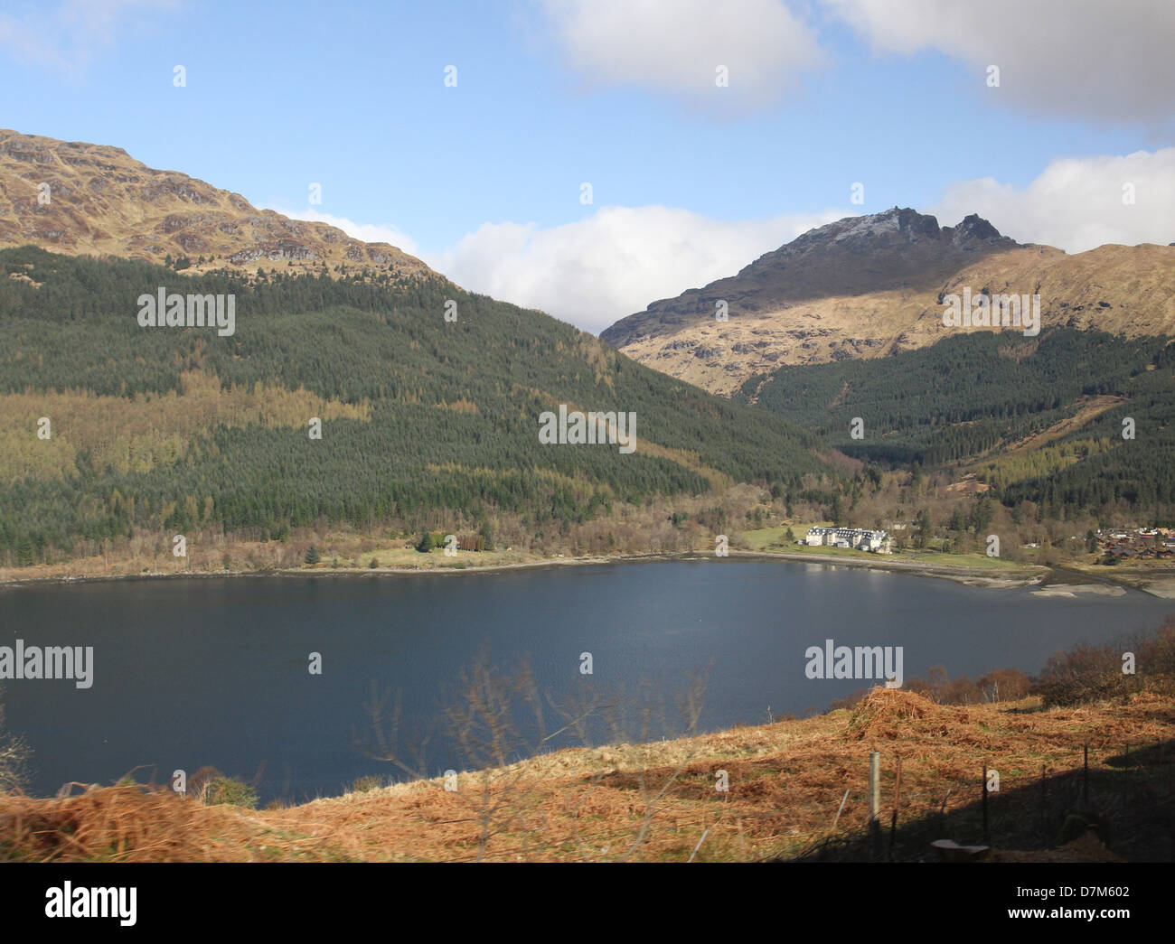 Loch Long and Ben Arthur The Cobbler Scotland October 2010 Stock Photo ...