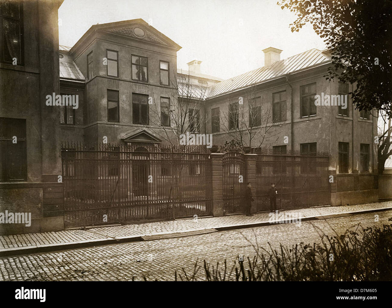 This image captures a historical view of Stockholm in the Uppland ...