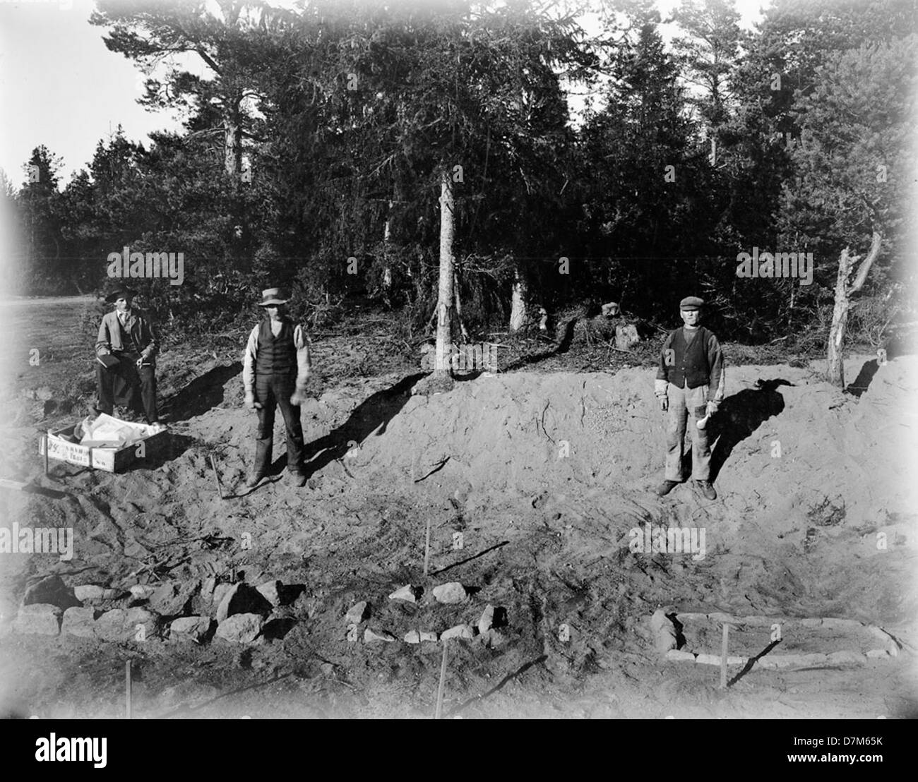 This archaeological excavation image from Glamilders in Åland ...