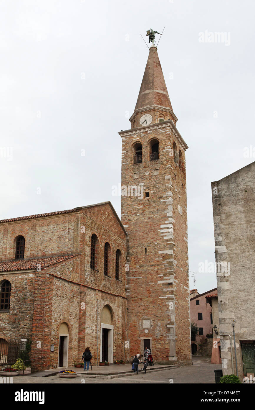 The cathedral (aka the Duomo or the Basilica di Sant Eufemia) in Grado ...