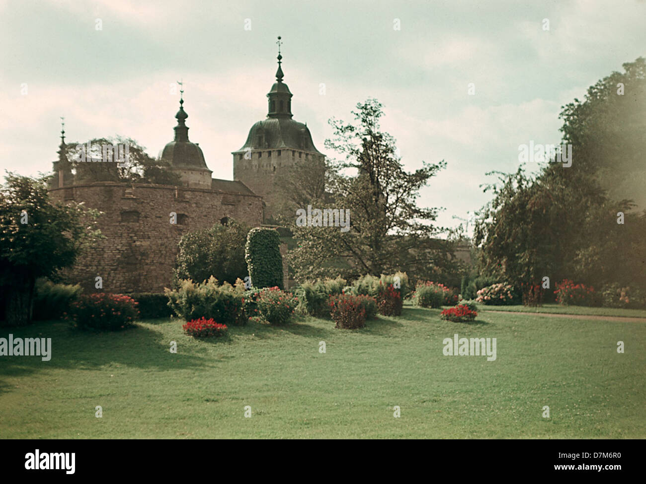 Kalmar, a historic city in Småland, Sweden, is shown in this image. The ...