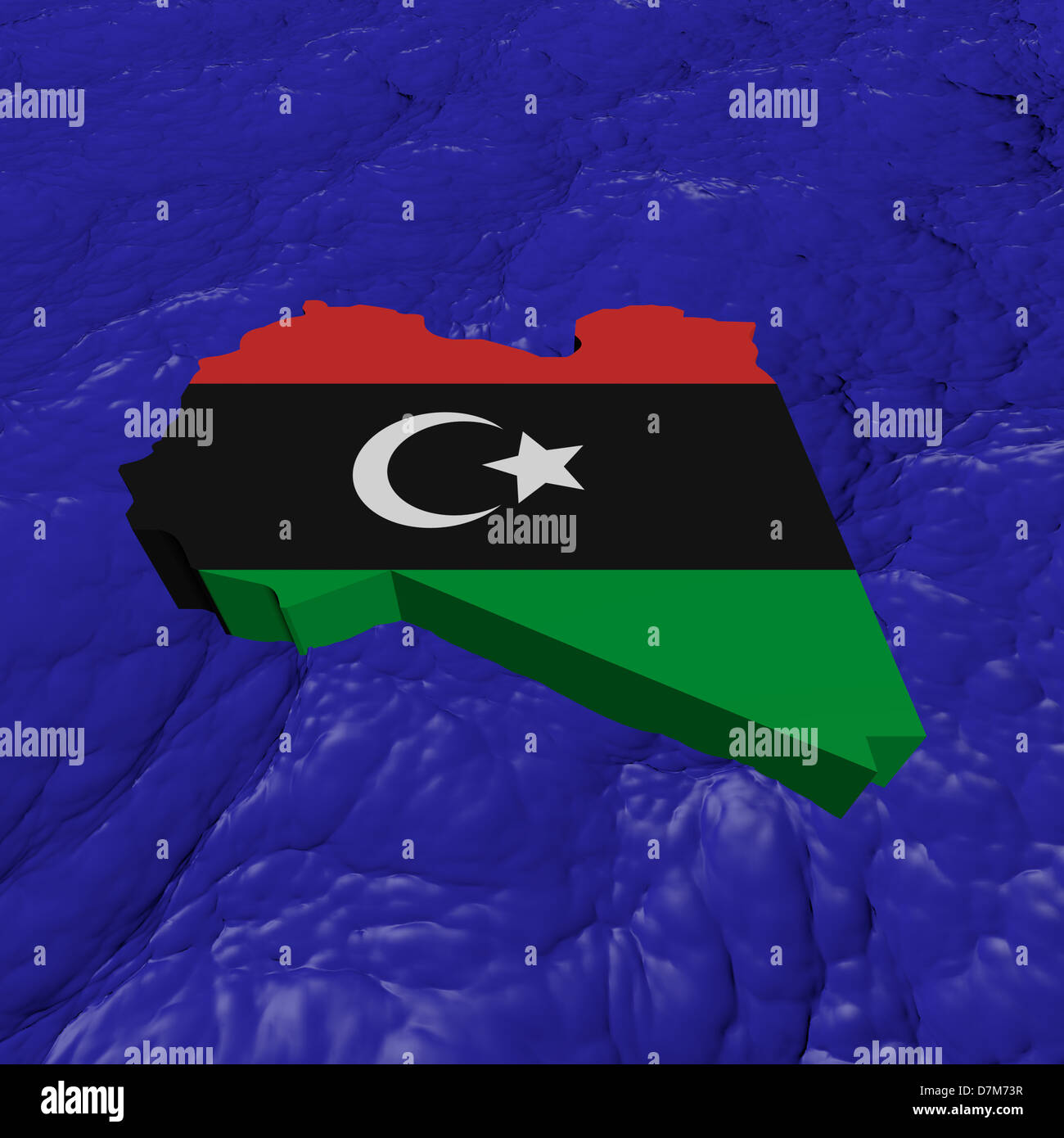 Libya map hi-res stock photography and images - Alamy