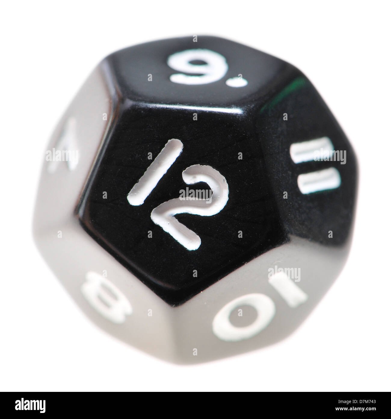 Gaming dice - 12-sided dodecahedron Stock Photo - Alamy