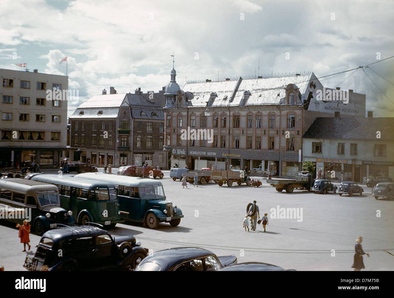 This photograph shows the city of Hamar in Hedmark, Norway. Known for ...