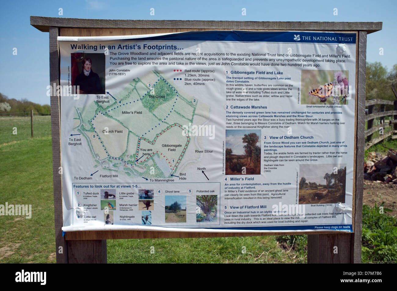 The National Trust sign Stock Photo - Alamy