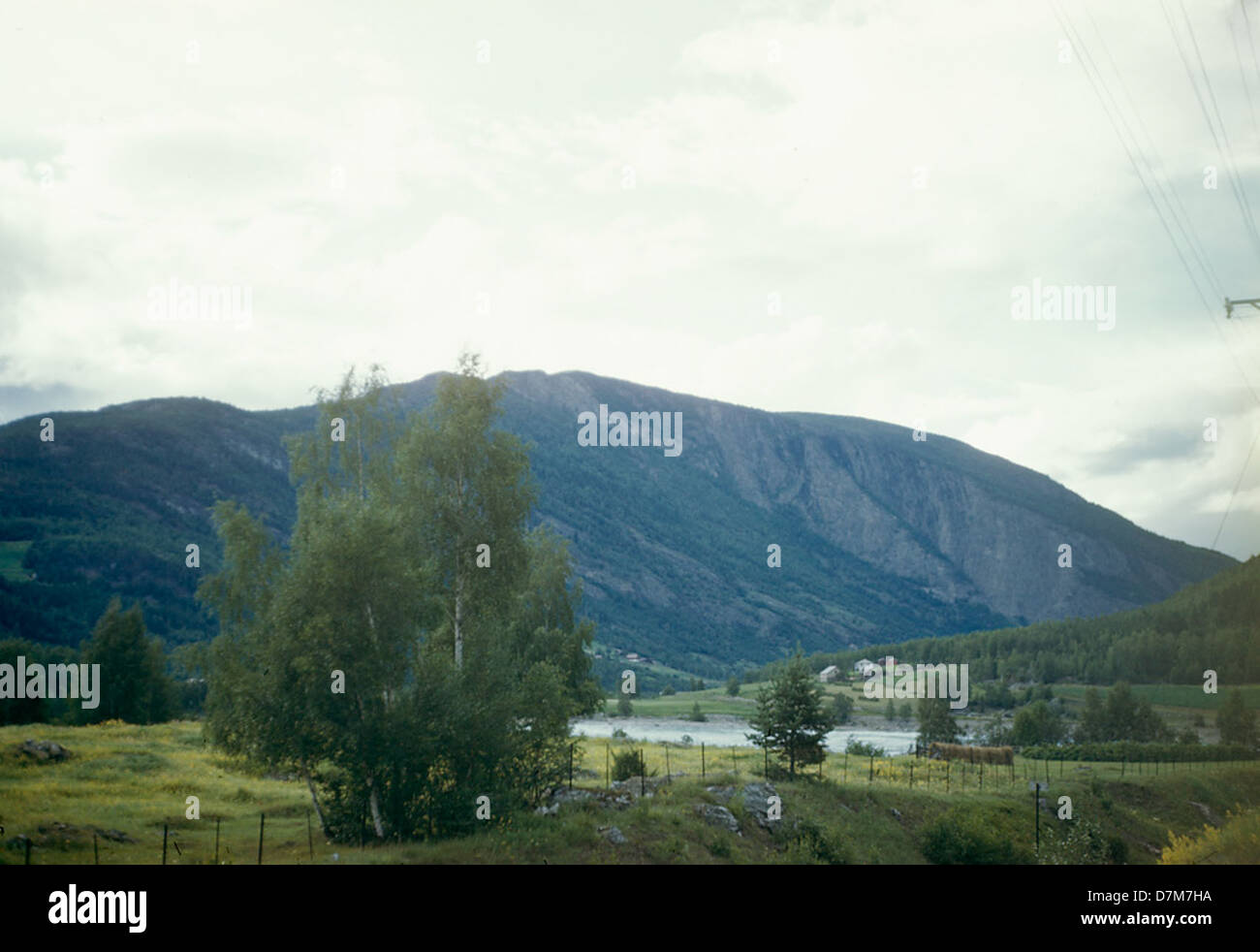The photograph captures a picturesque landscape of Vinstra, located in ...