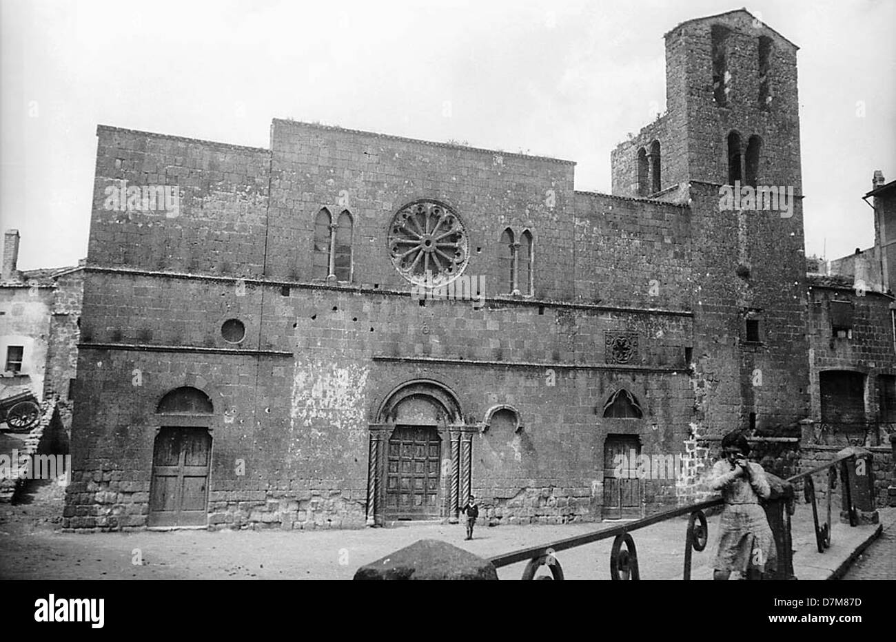 The Santa Maria della Rosa, located in Tuscania, Italy, is depicted in ...
