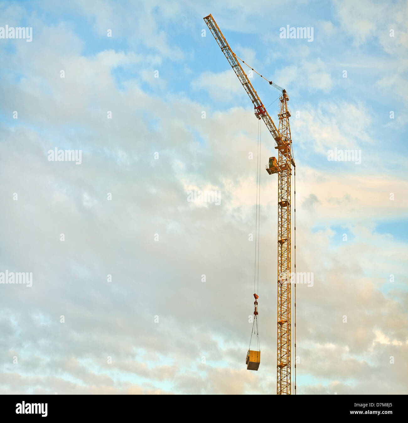 working construction crane Stock Photo - Alamy