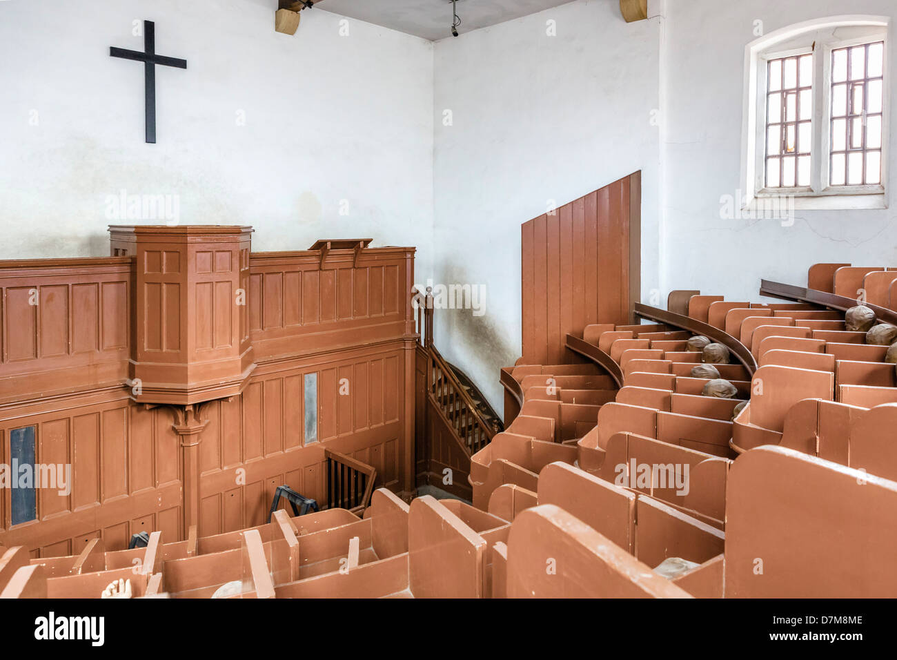Prison chapel in Lincoln Castle, the only surviving example designed ...