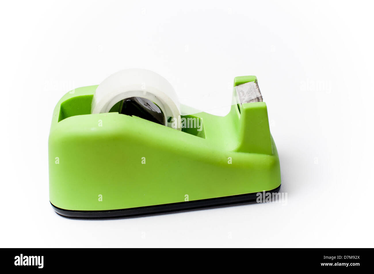 roll of sticky tape on the green stand on white background Stock Photo ...