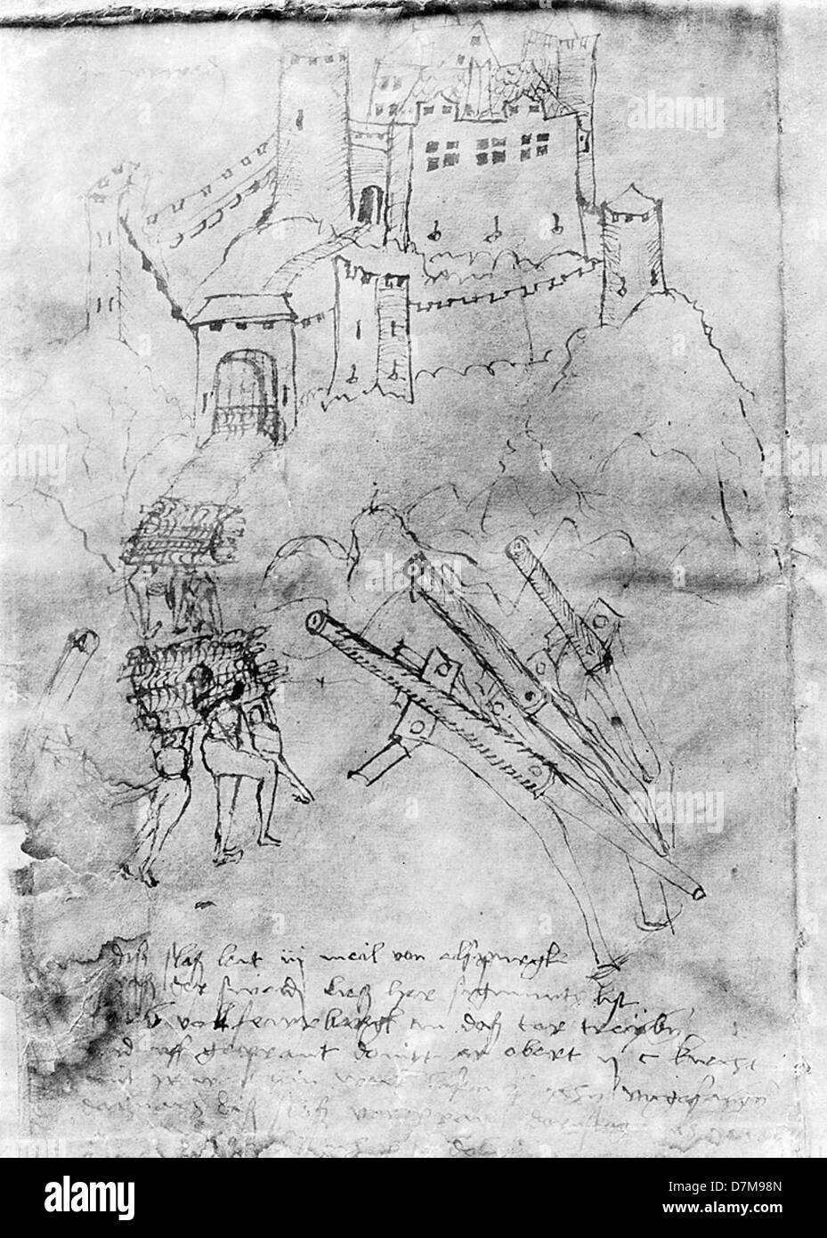 This image depicts the attack on Öresten Fortress in 1502, located in ...