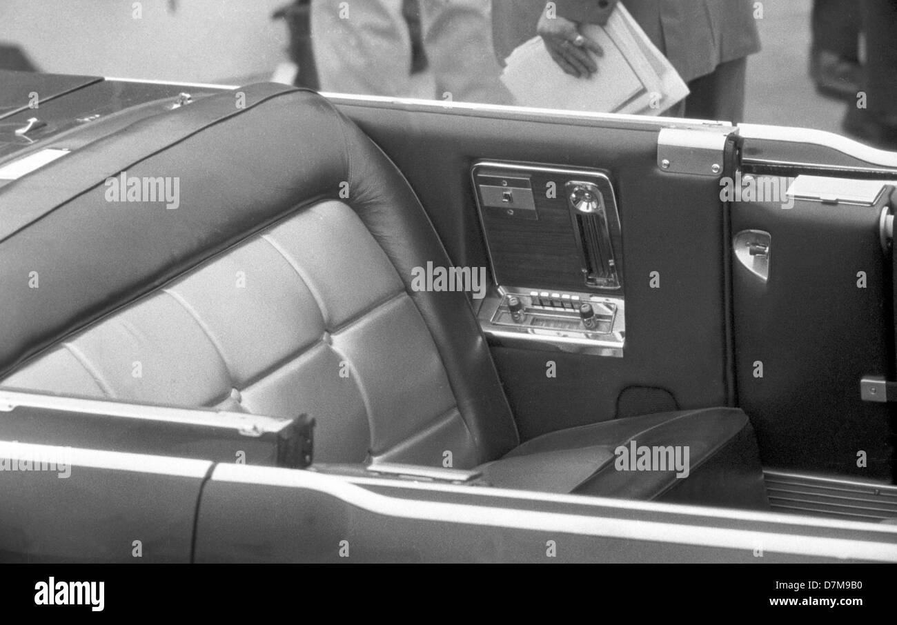 Th presidents limousine. In this car JFK got killed in Dallas. US ...