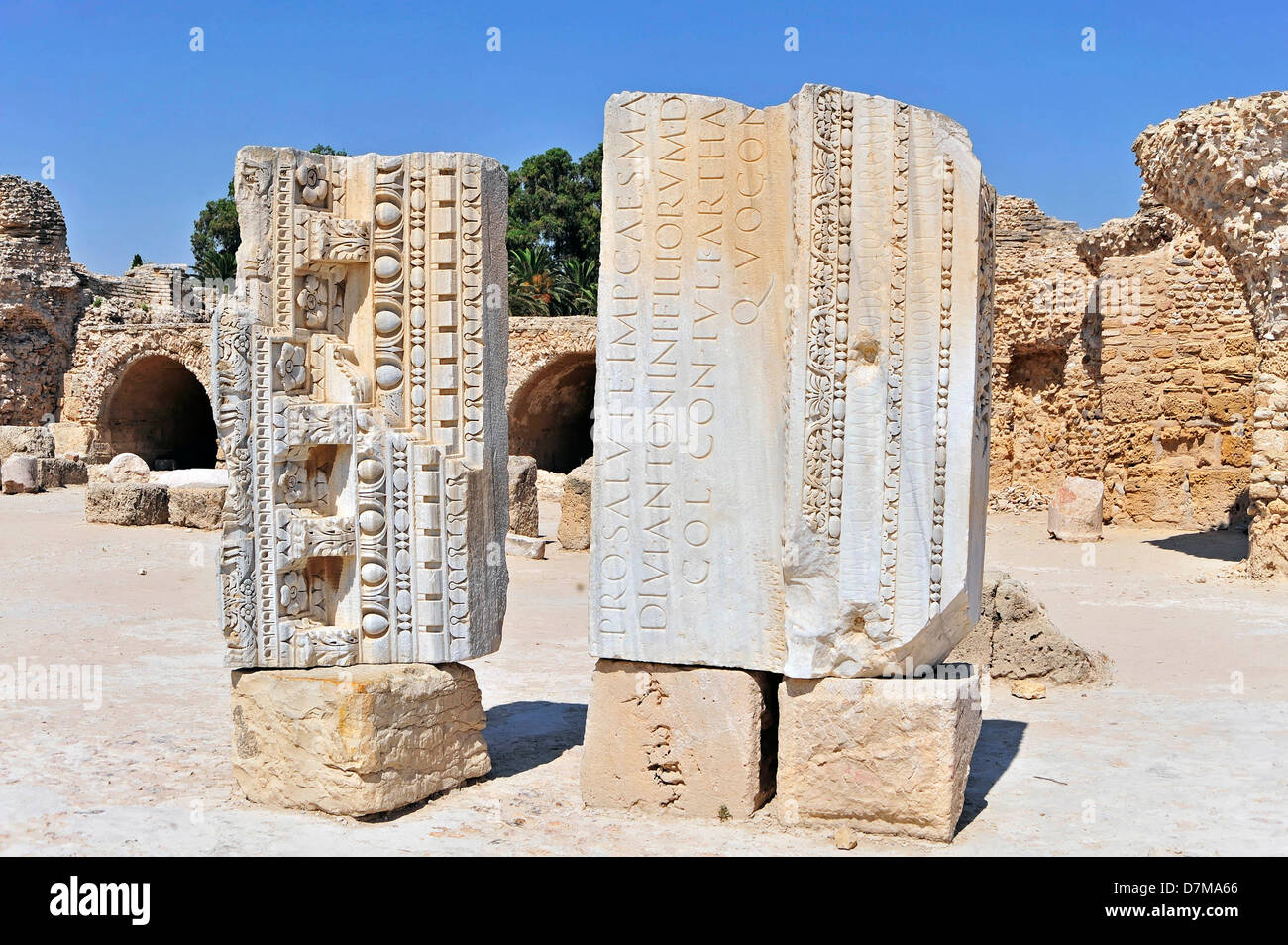 Africa, Tunisia, Carthage, Carthago, Ruins of Carthage Stock Photo - Alamy