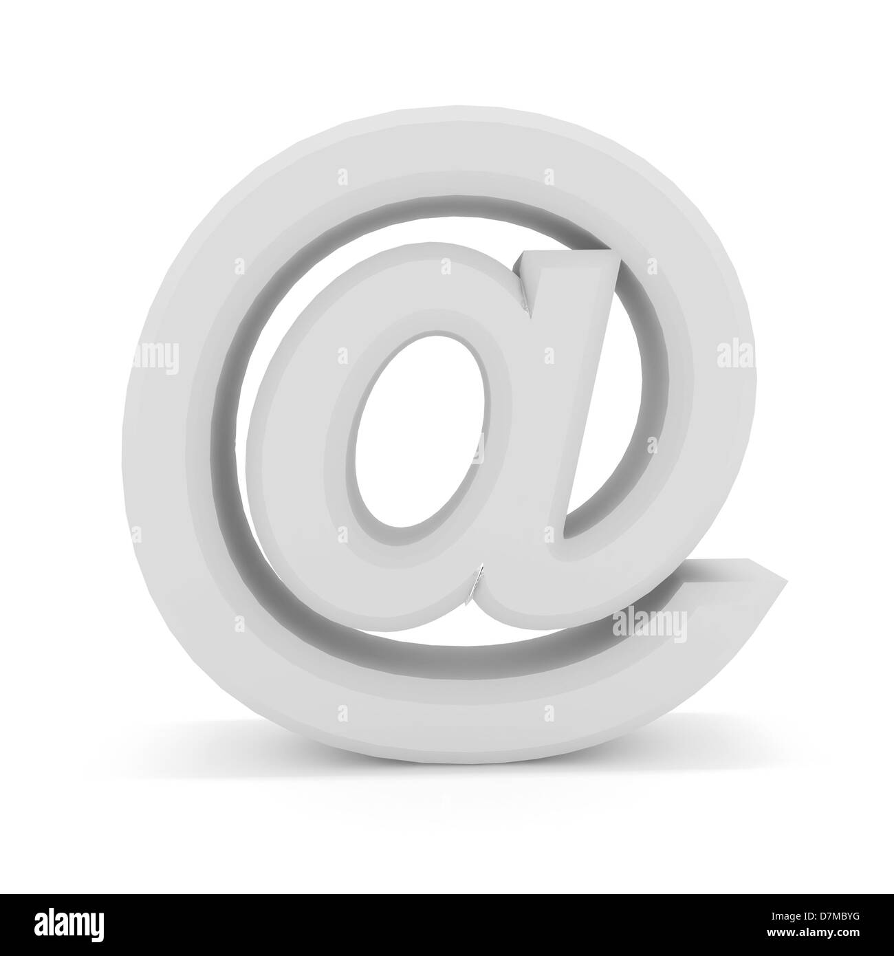 At sign, artwork Stock Photo - Alamy