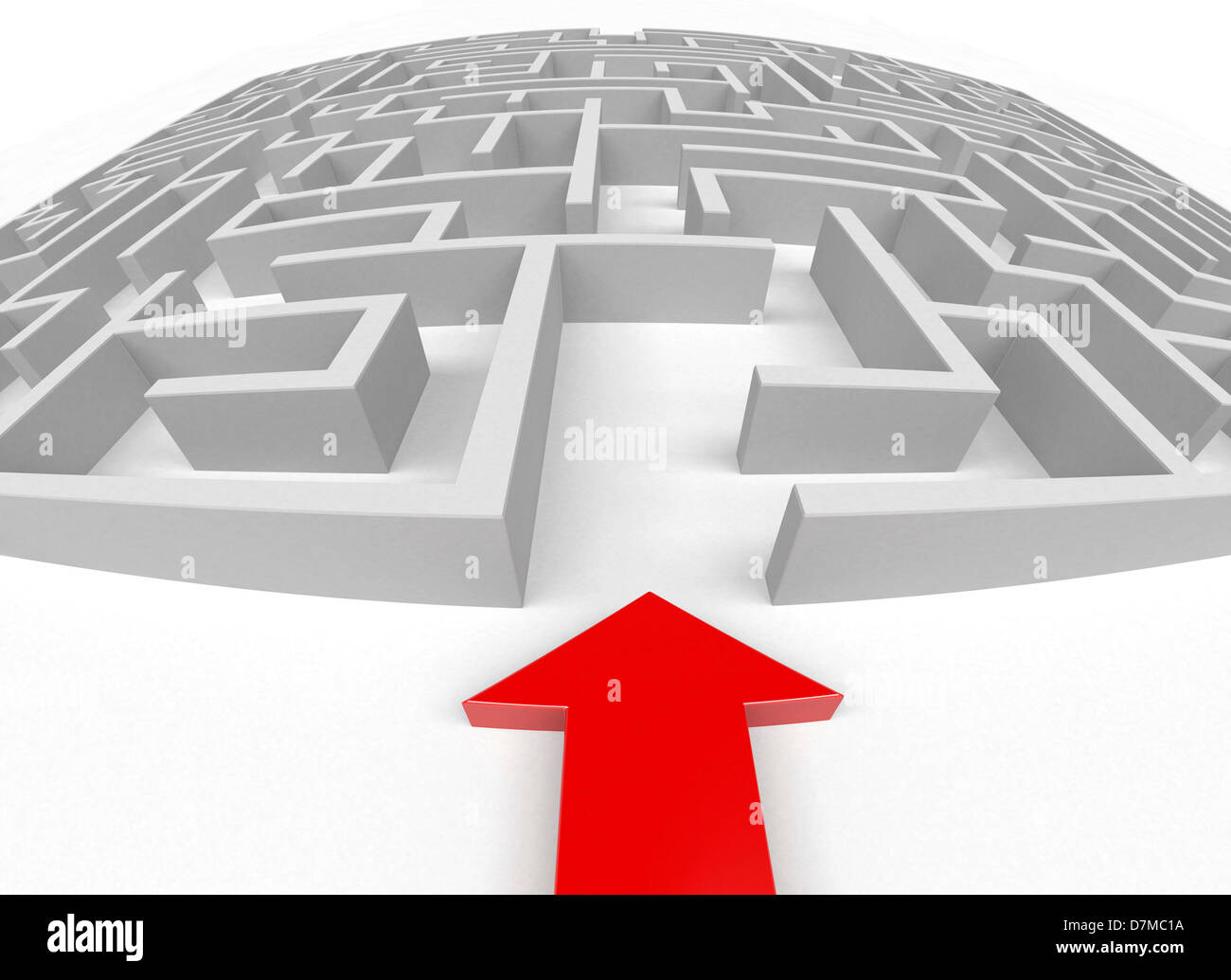 Maze, artwork Stock Photo - Alamy
