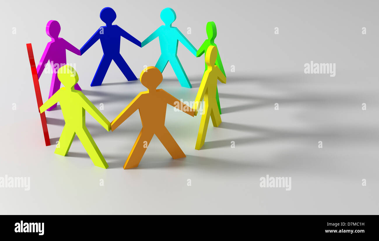 Colourful People Circle Stock Photos & Colourful People Circle Stock ...