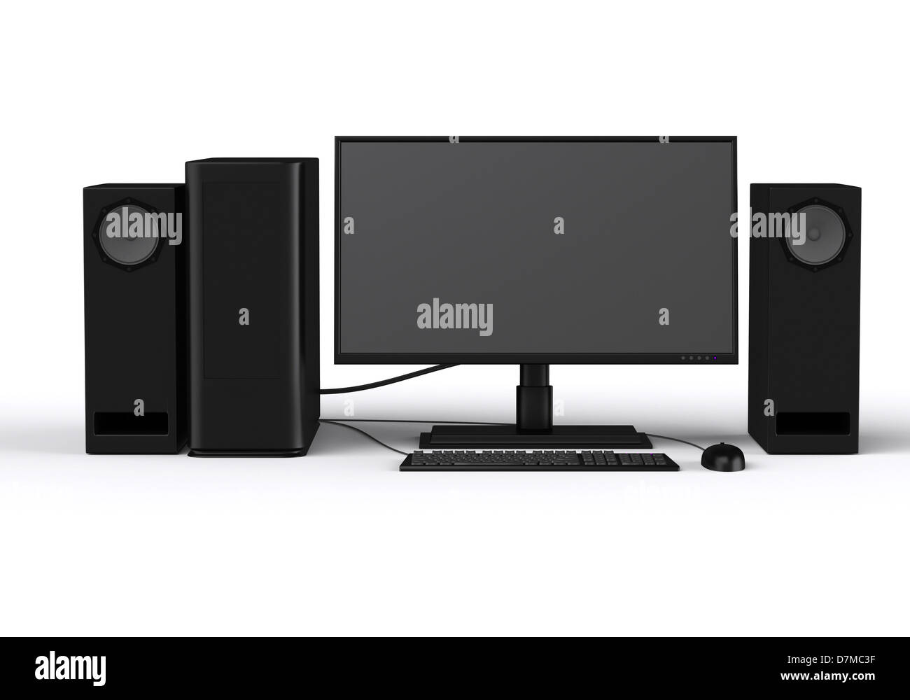 Personal computer, artwork Stock Photo - Alamy