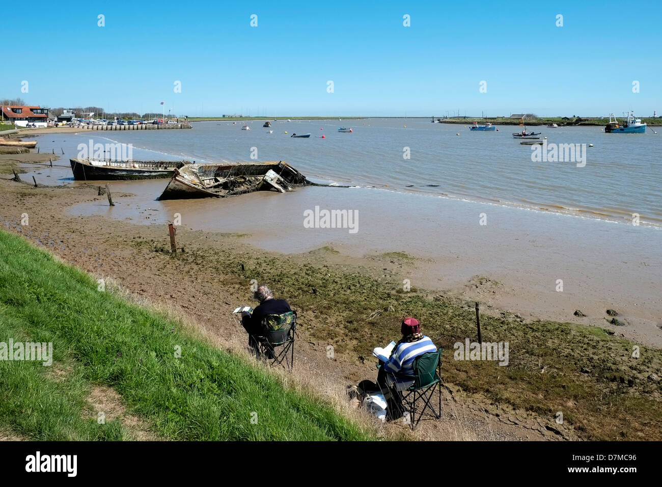 The River Ore at Orford Stock Photo - Alamy