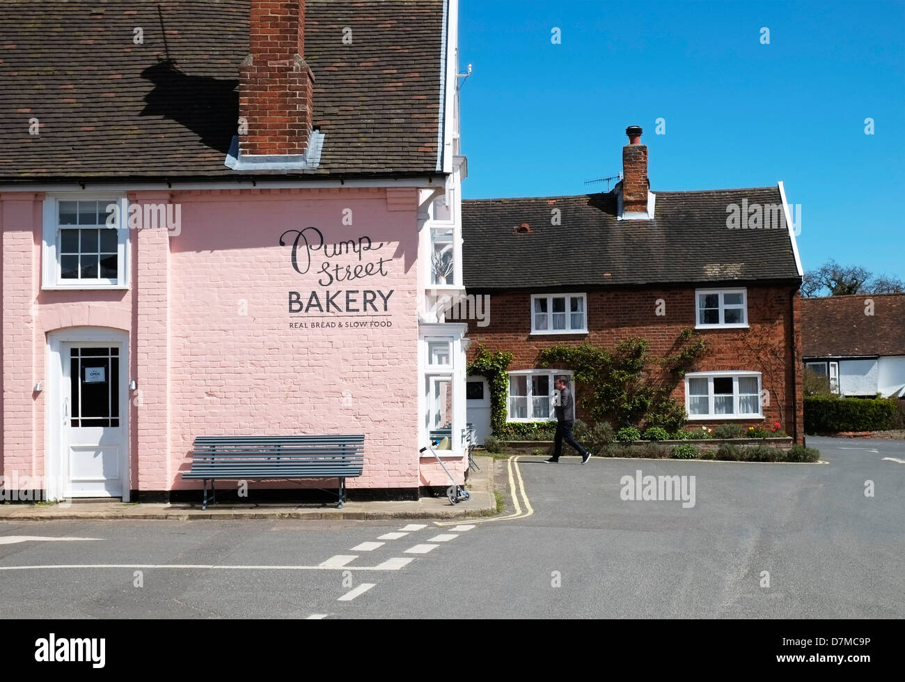 Pump Street Bakery in the town of Orford Stock Photo - Alamy