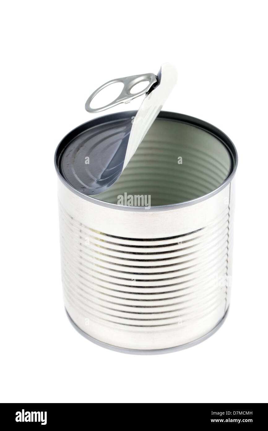 Open tin can hi-res stock photography and images - Alamy