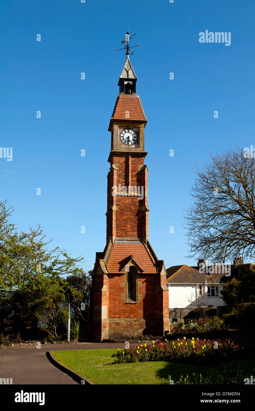 The Jubilee Clock Tower, Seaton, Devon, England, UK Stock Photo - Alamy