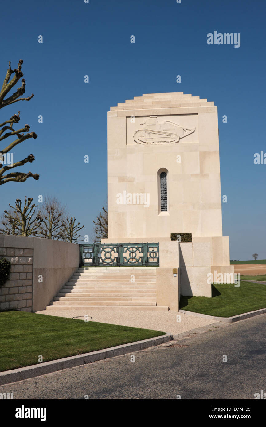 Entrance steps to the World War I Somme American Cemetery and Memorial ...