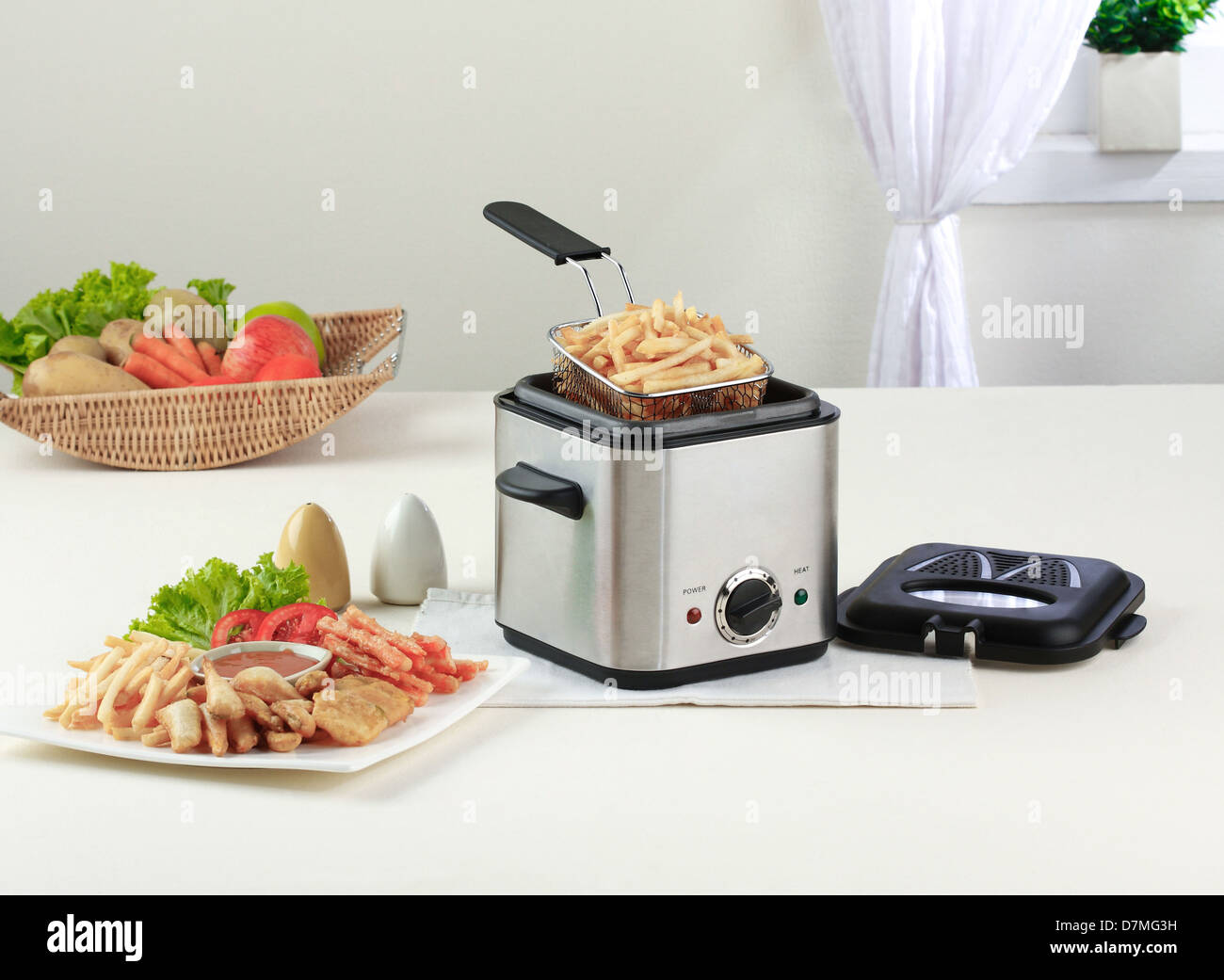 Let's do your French fry by using deep fryer machine comfortable and ...