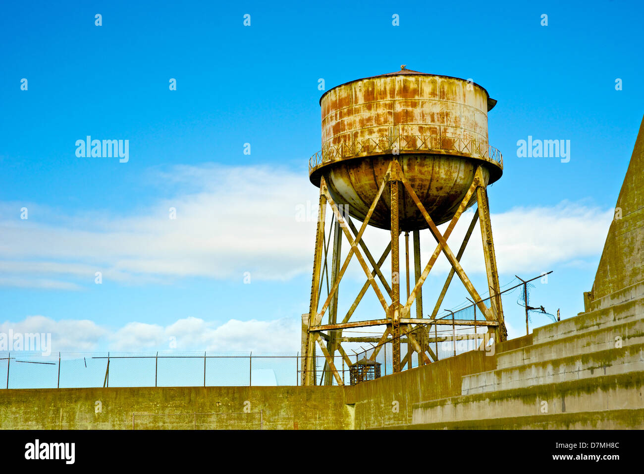 Alcatraz water tower hi-res stock photography and images - Alamy
