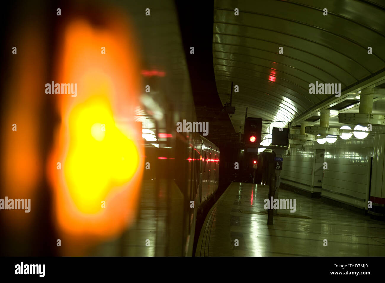 Interior train lights hi-res stock photography and images - Alamy