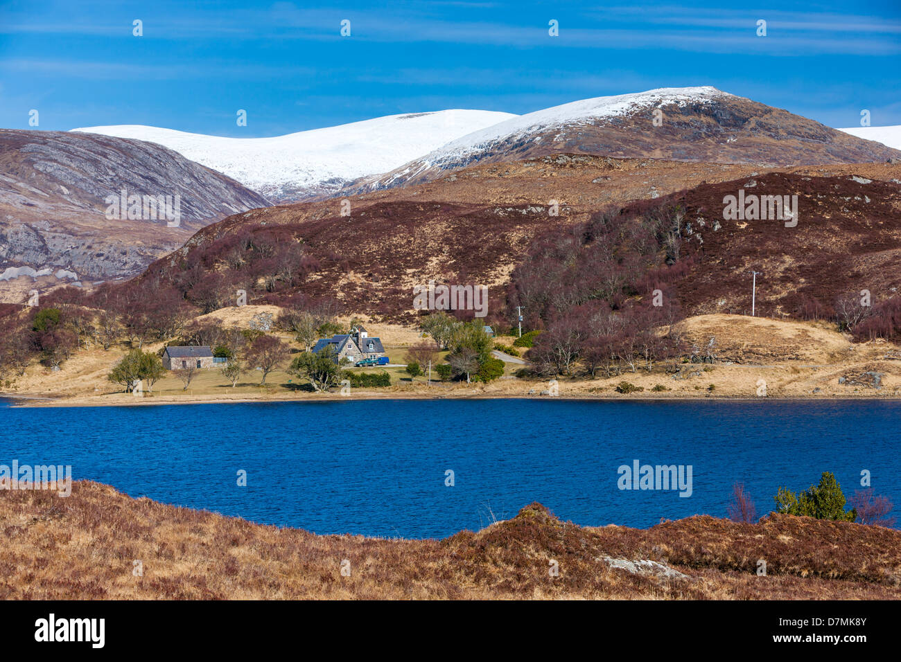 Loch Stack, Achfary, Highland, Scotland, UK, Europe Stock Photo - Alamy