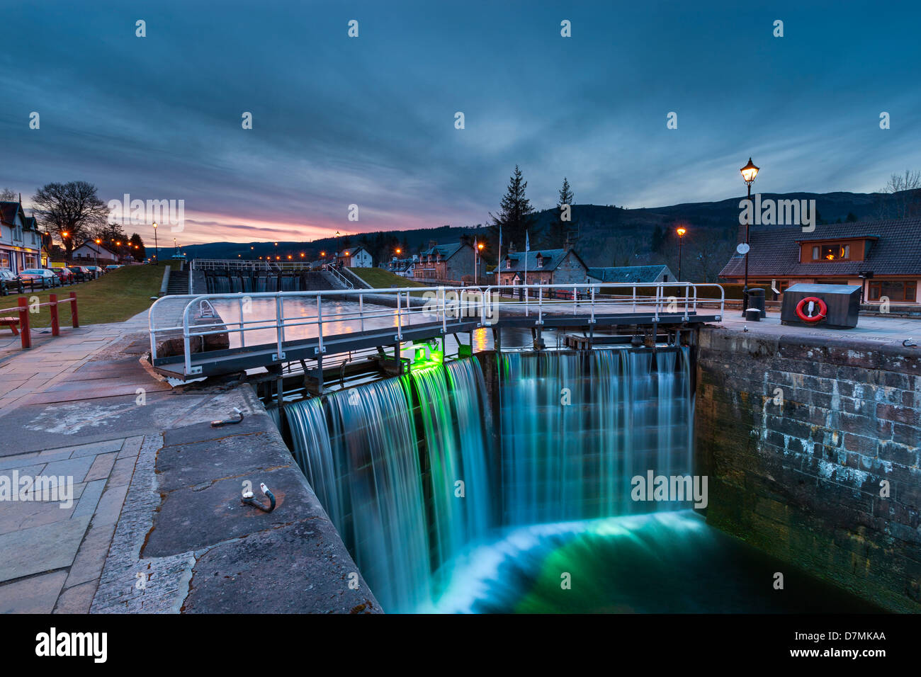 Caledonian canal locks hi-res stock photography and images - Alamy