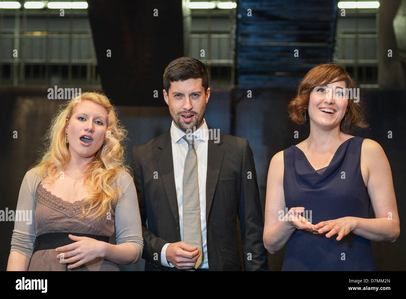 Applicants Victoria Kunze (L-R), Nicholas Probst and Julia Makarevich ...