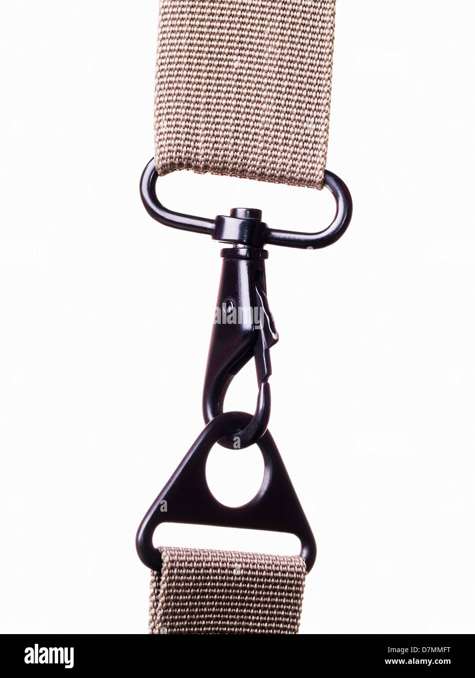 Metal clip fastening Stock Photo - Alamy