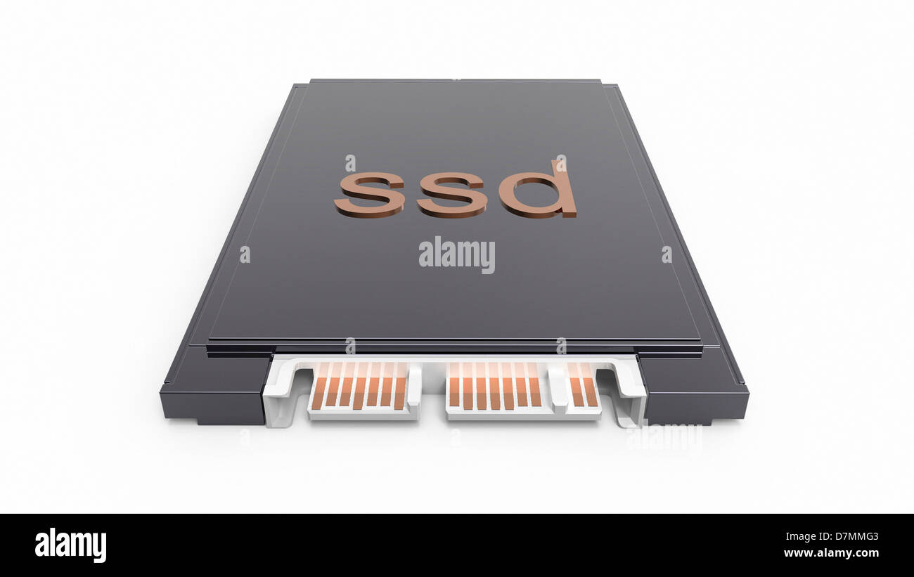 Solid state drive, artwork Stock Photo - Alamy