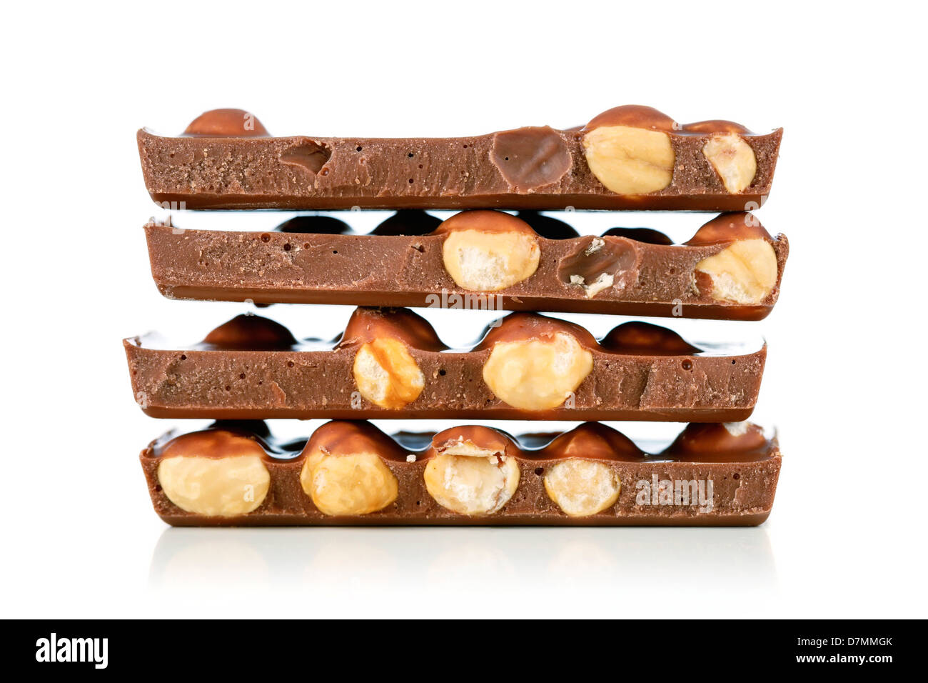 Stack of chocolate Stock Photo - Alamy