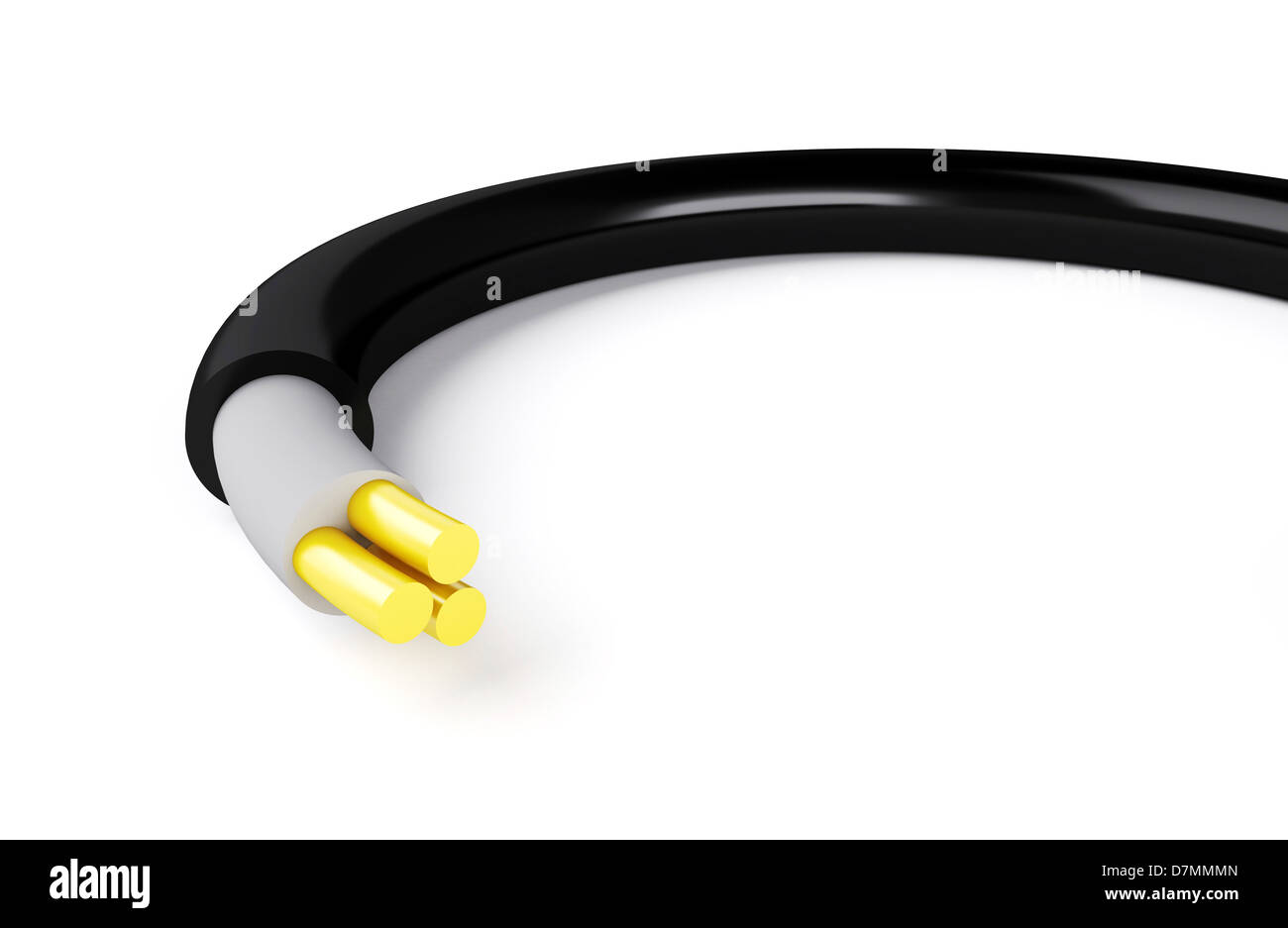 Electrical cable, artwork Stock Photo - Alamy