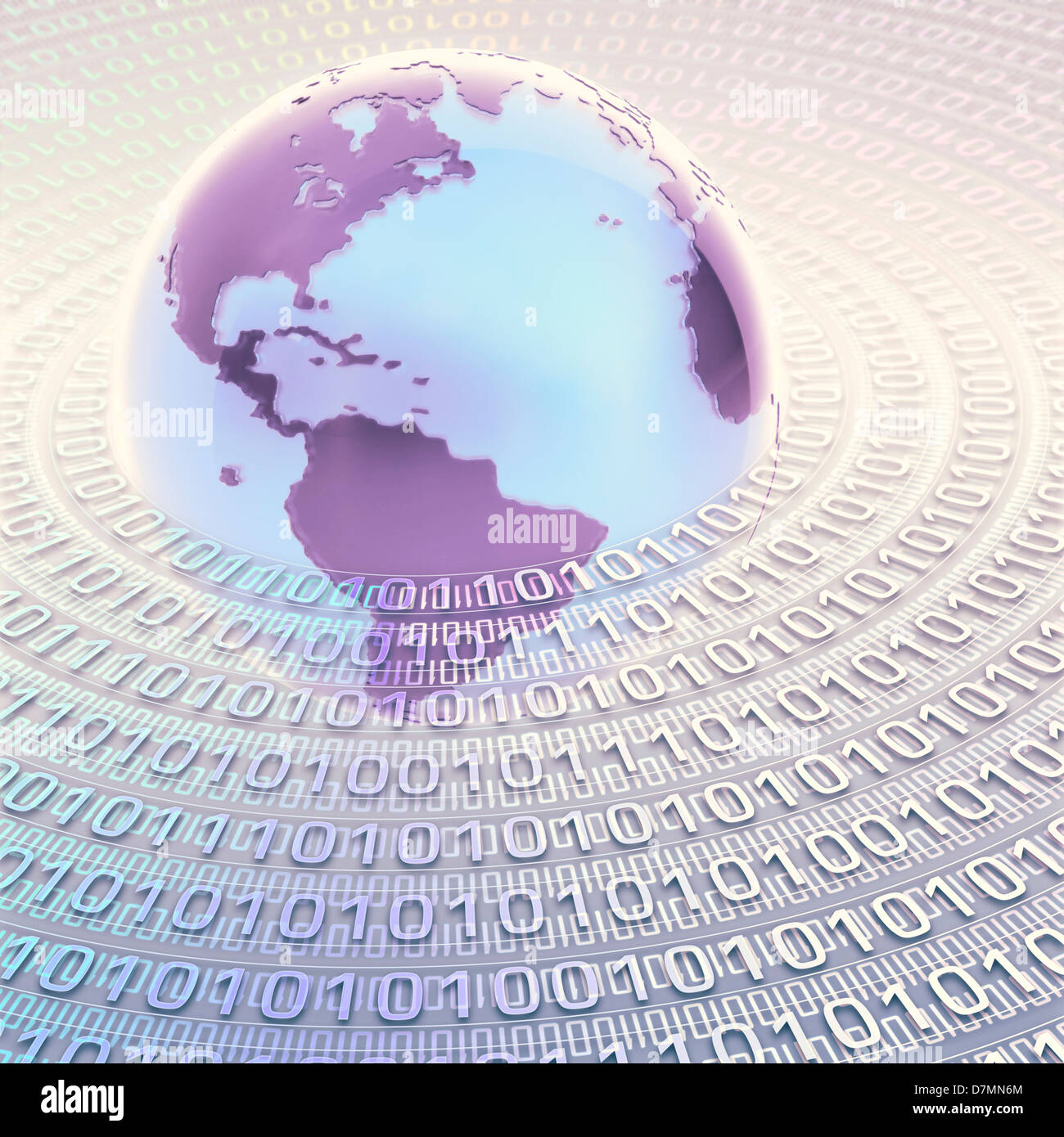 Digital world, conceptual artwork Stock Photo - Alamy