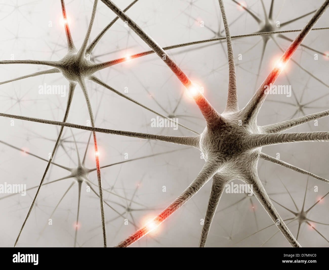 Neural network, artwork Stock Photo - Alamy