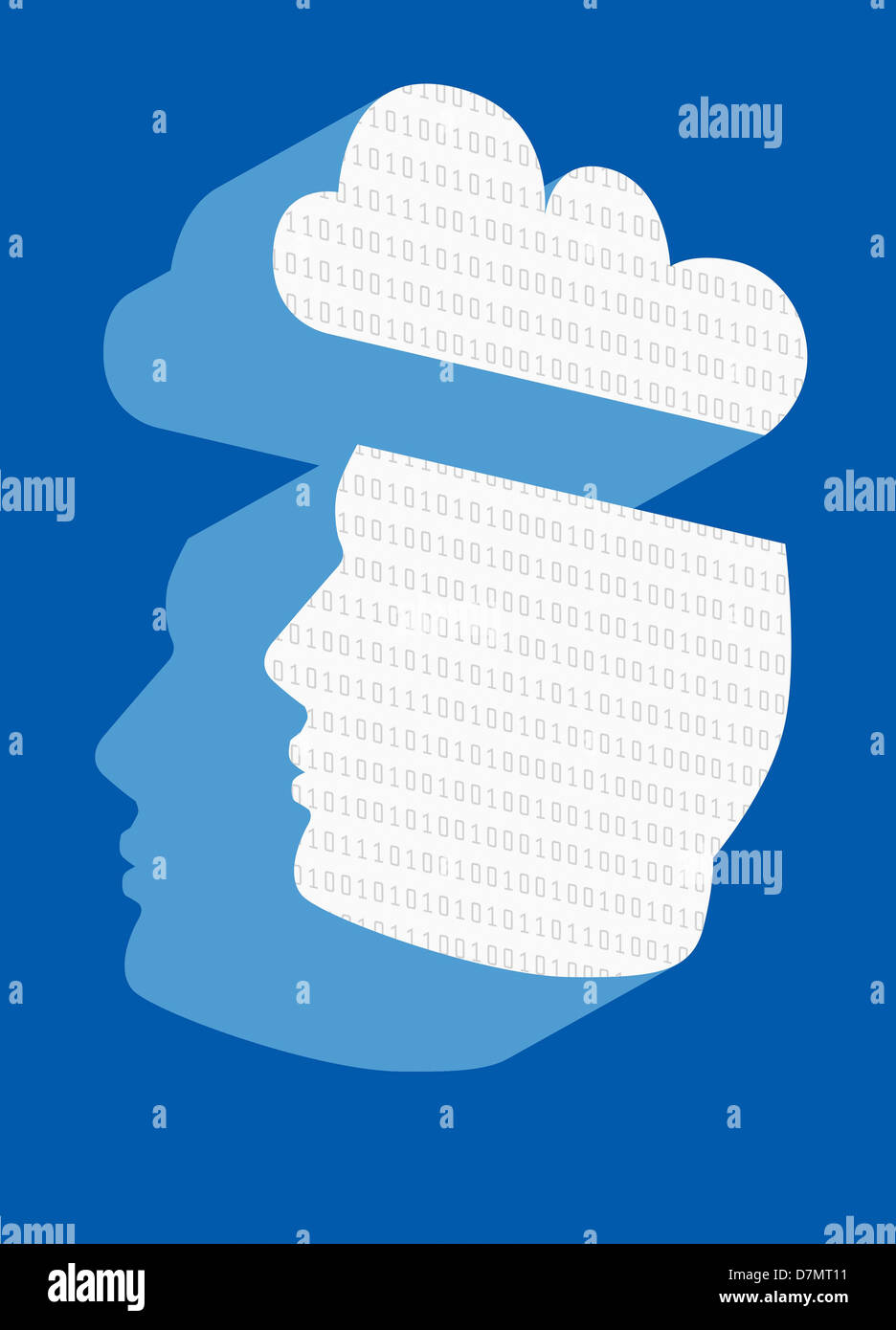 Cloud computing, conceptual artwork Stock Photo - Alamy