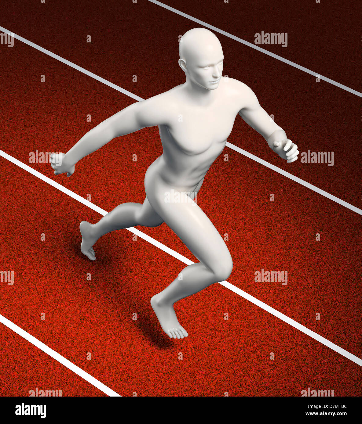 Athlete runner anatomy hi-res stock photography and images - Alamy